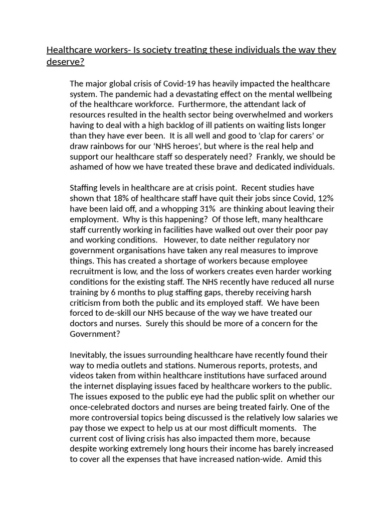 Example final draft n5 folio 28/30 marks | PDF | Cost Of Living ...