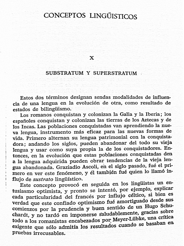 Substratum y Superstratum | PDF
