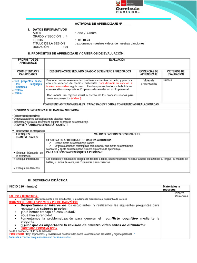 Sesi | PDF | Aprendizaje | Evaluación