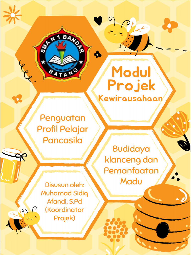 Modul P5 Kewirausahaan Budidaya Lebah Dan Pemanfaatan Madu | PDF