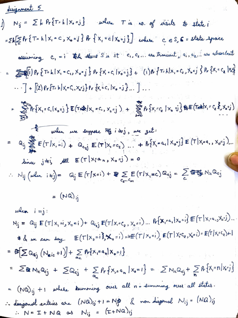 Stochastic Assignment 5 | PDF