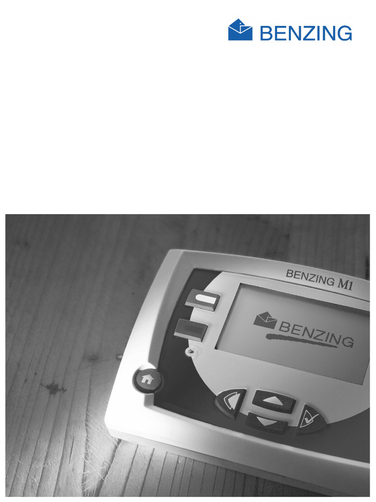 HB Benzing-M1 Club-En 13 | PDF | Menu (Computing) | Personal Computers