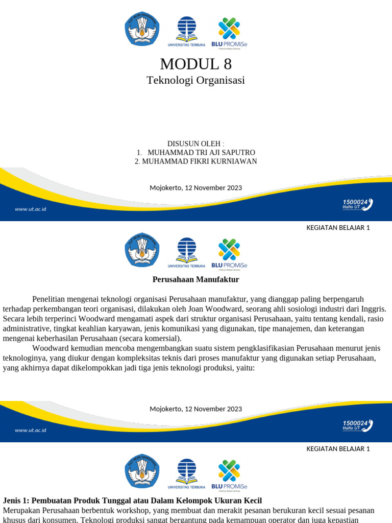 (Kel 4) Modul 8 Organisasi | PDF