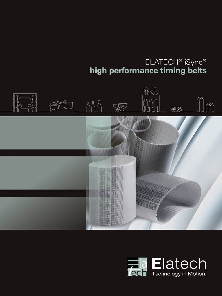 Polyurethane Belts I Sync Catalogue Elatech | PDF | Belt (Mechanical ...