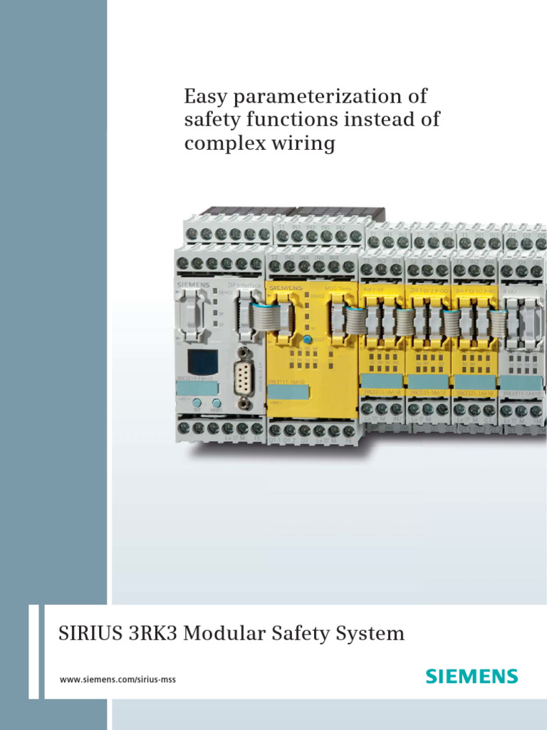 Modulos _3RK3 Modular Safety System | PDF | Modular Programming | Relay