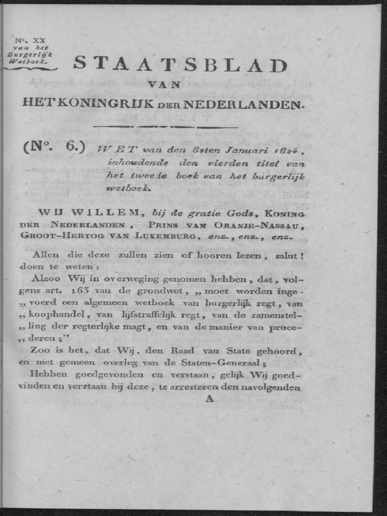 Staatsblad No.6 1824 | PDF