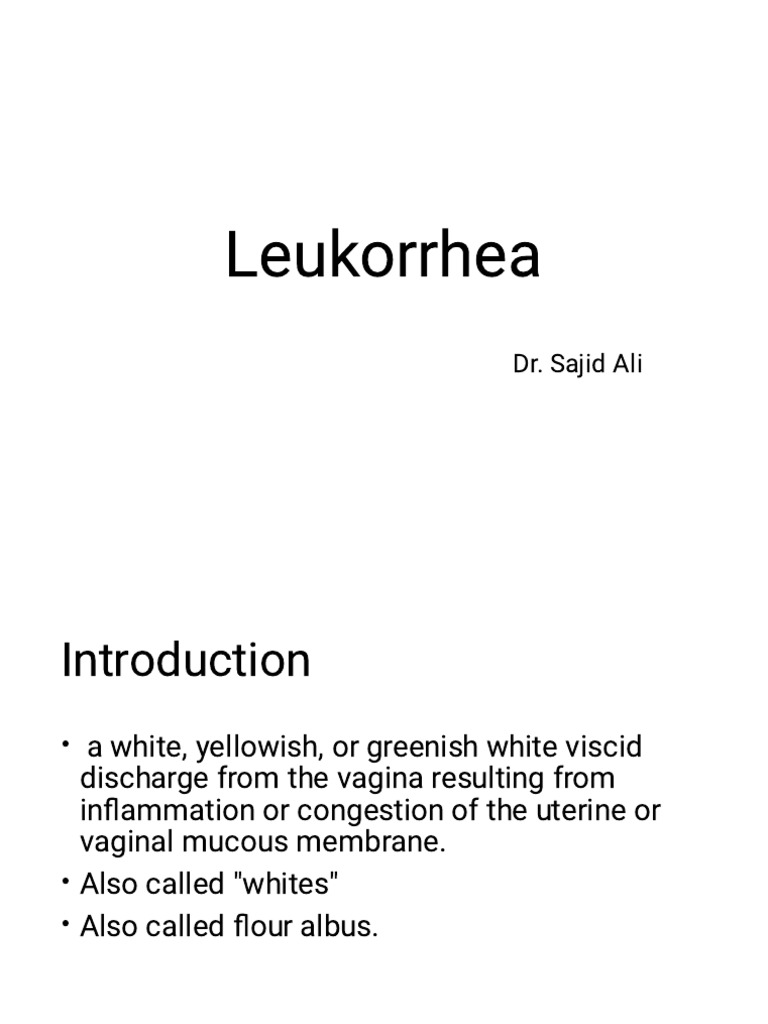 Leuk Orrhea | PDF