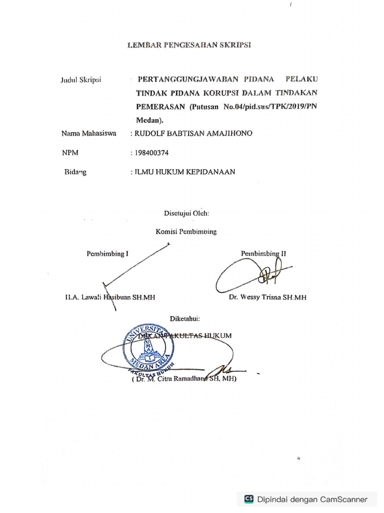 Lembar Pengesahan | PDF