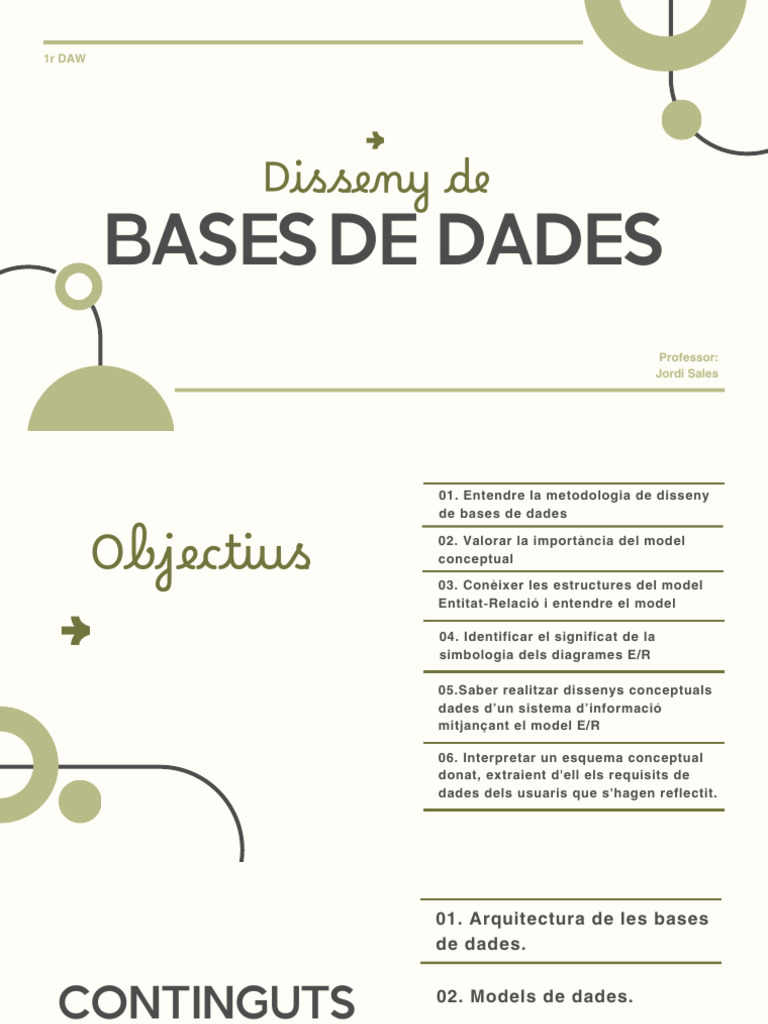 Ud.2 Disseny Bases de Dades | PDF