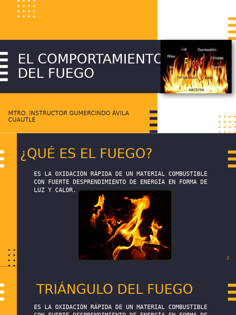 El Comportamiento Del Fuego | PDF | Combustión | Incendios