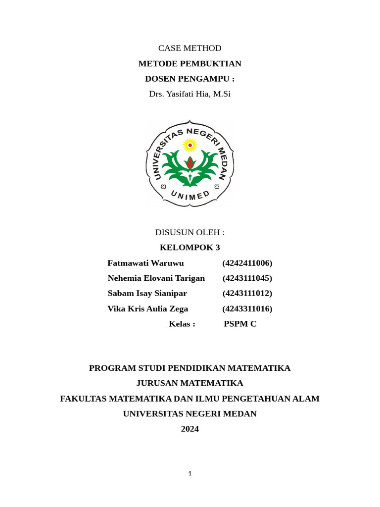 Case Method Himlog Kelompok 3 | PDF