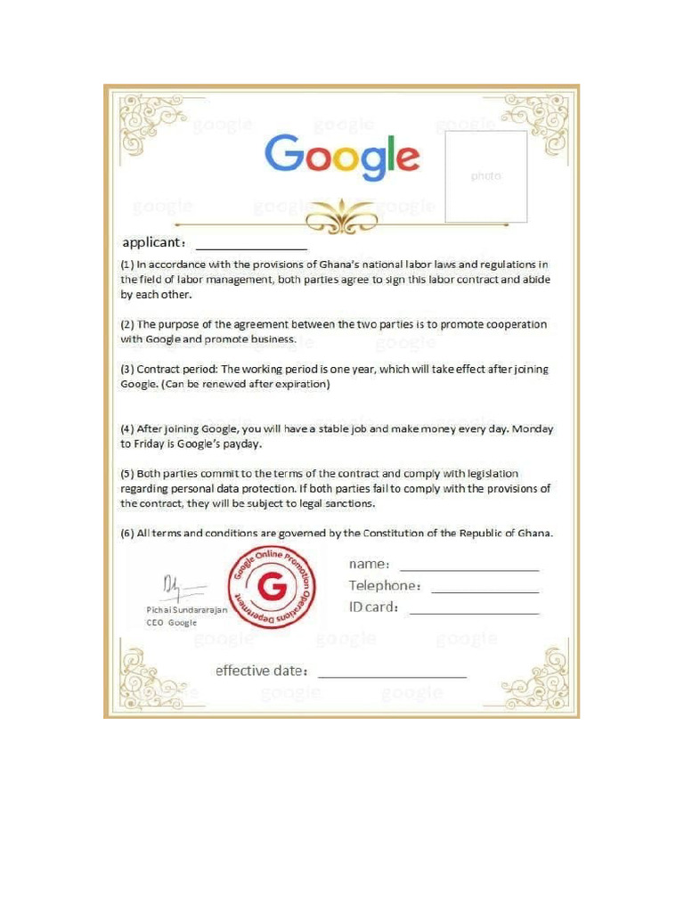 Labor Contract | PDF