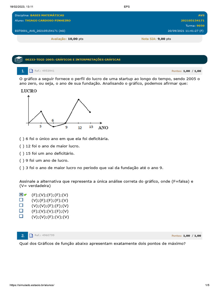 Bases Matemáticas | PDF | Função (Matemática) | Análise