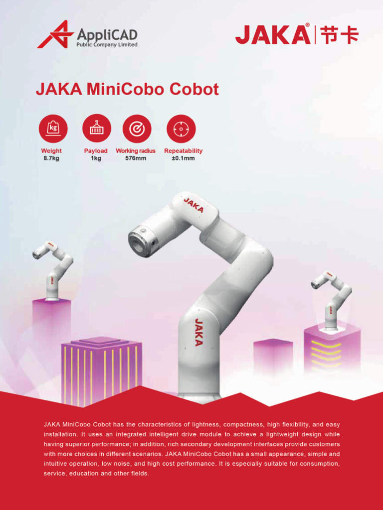 JAKA Minicobo Cobot_APP | PDF