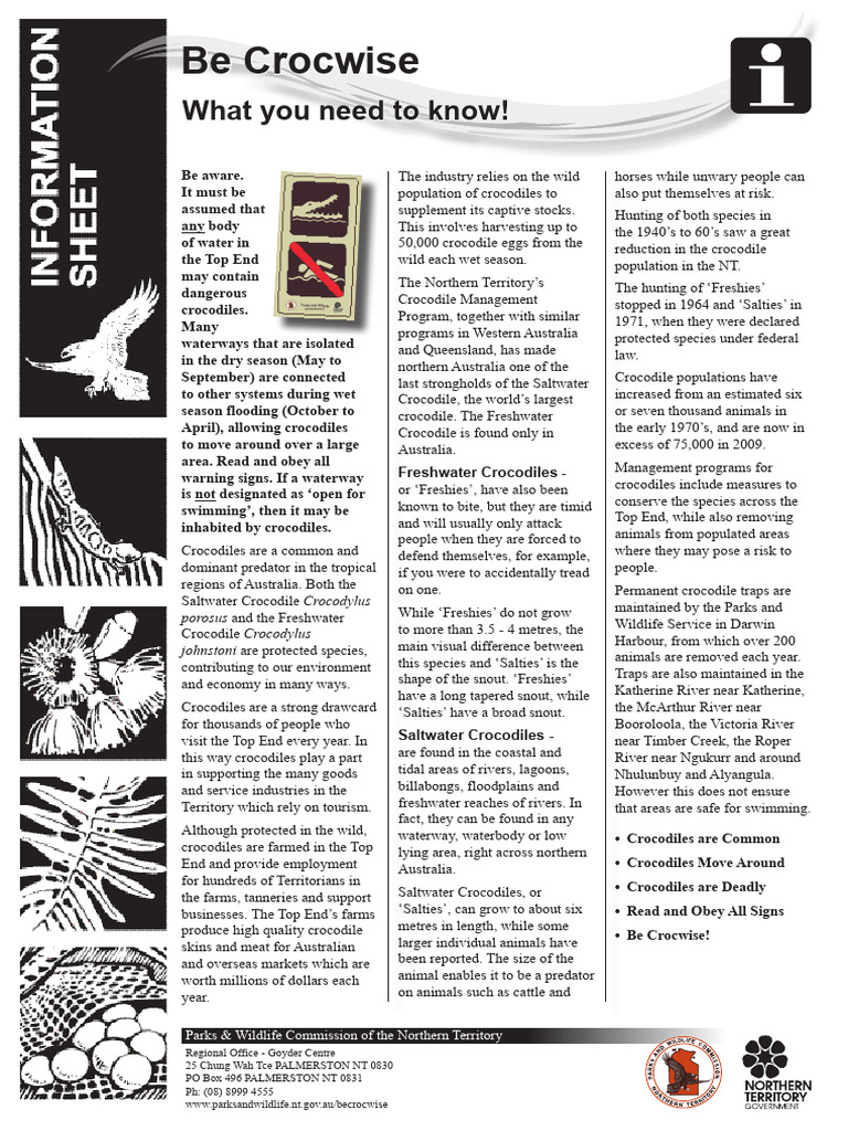 What You Need To Know About Crocs | PDF | Crocodile | Zoology