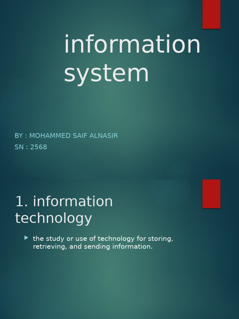 Understanding Information Systems Basics | PDF | Information | Data
