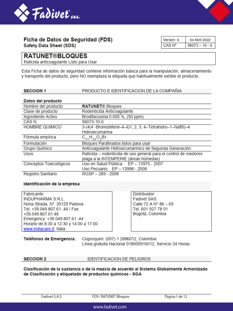 1.FDS Ratunet Bloques | PDF | Residuos | Gestión de residuos