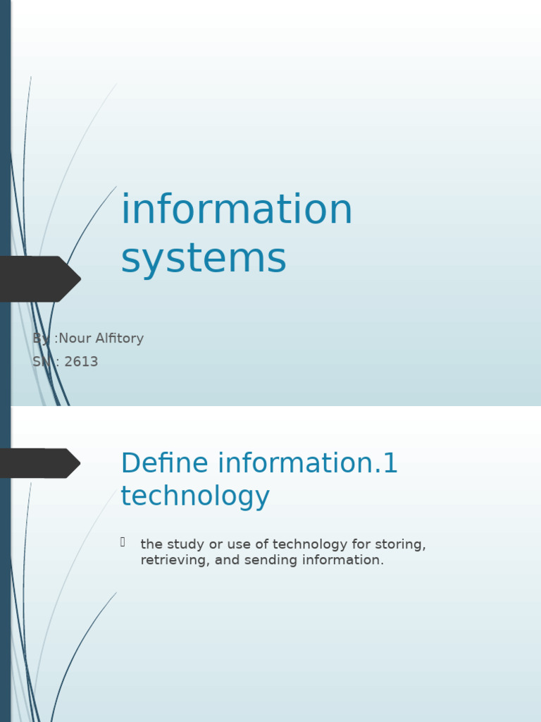 Understanding Information Systems Basics | PDF | Information | Databases