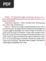 Minimum Deviation Angle Experiment | PDF