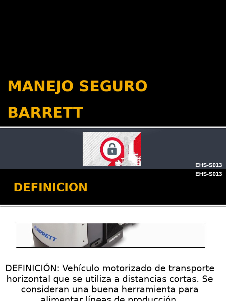 Manejo Seguro de Vehículos EHS-S013 | PDF