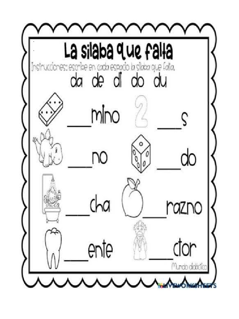 Silabas D | PDF