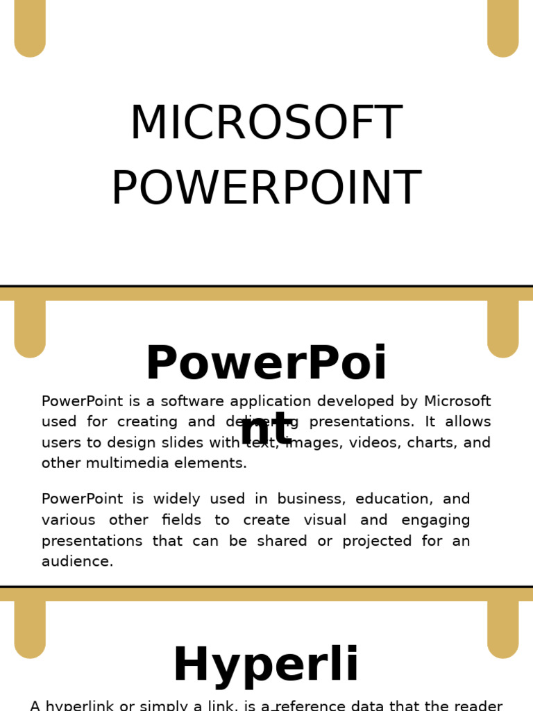 Microsoft Powerpoint.pptx | PDF | Hyperlink | Computing