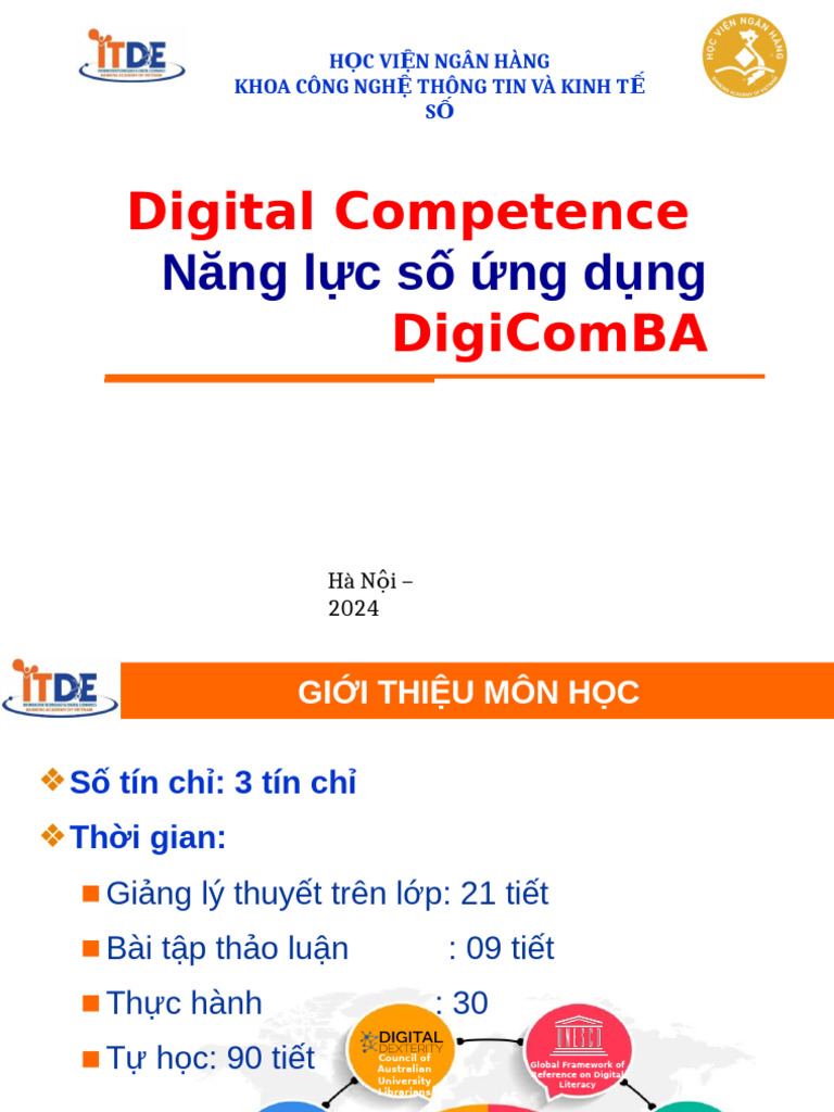 Chuong 0 - Gioi Thieu Mon Hoc Final | PDF