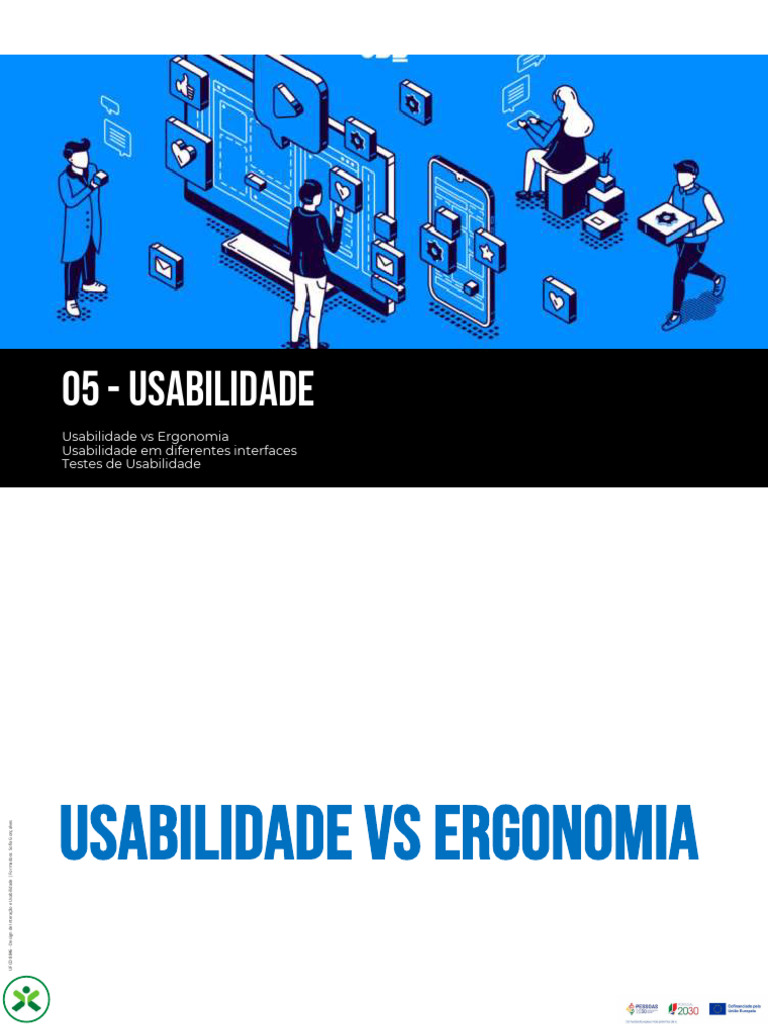 05 - Usabilidade | PDF | Usabilidade | Fatores humanos e Ergonomia