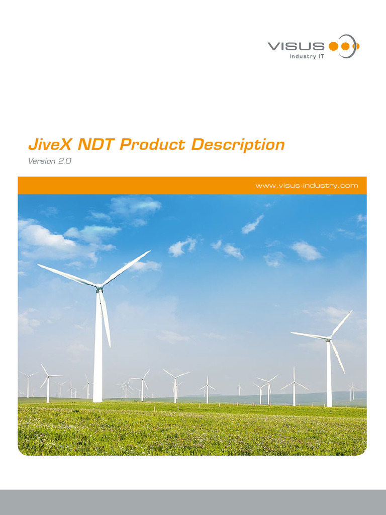 JiveX NDT Product Description EN | PDF | Databases | Server (Computing)