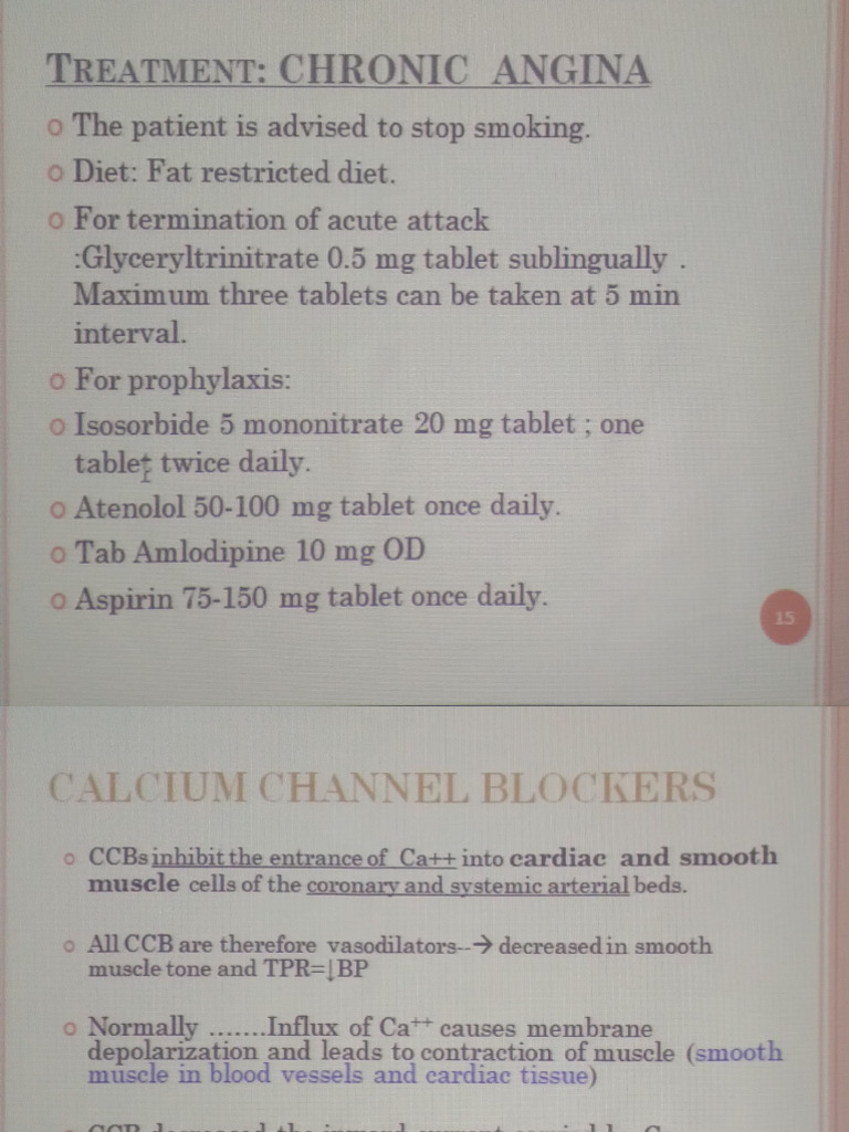 Anti Anginal Drugs | PDF