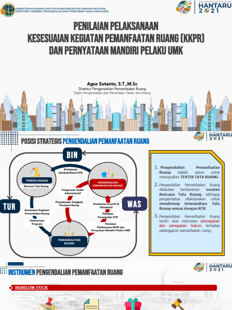 Penilaian KKPR dan Pengendalian Ruang | PDF