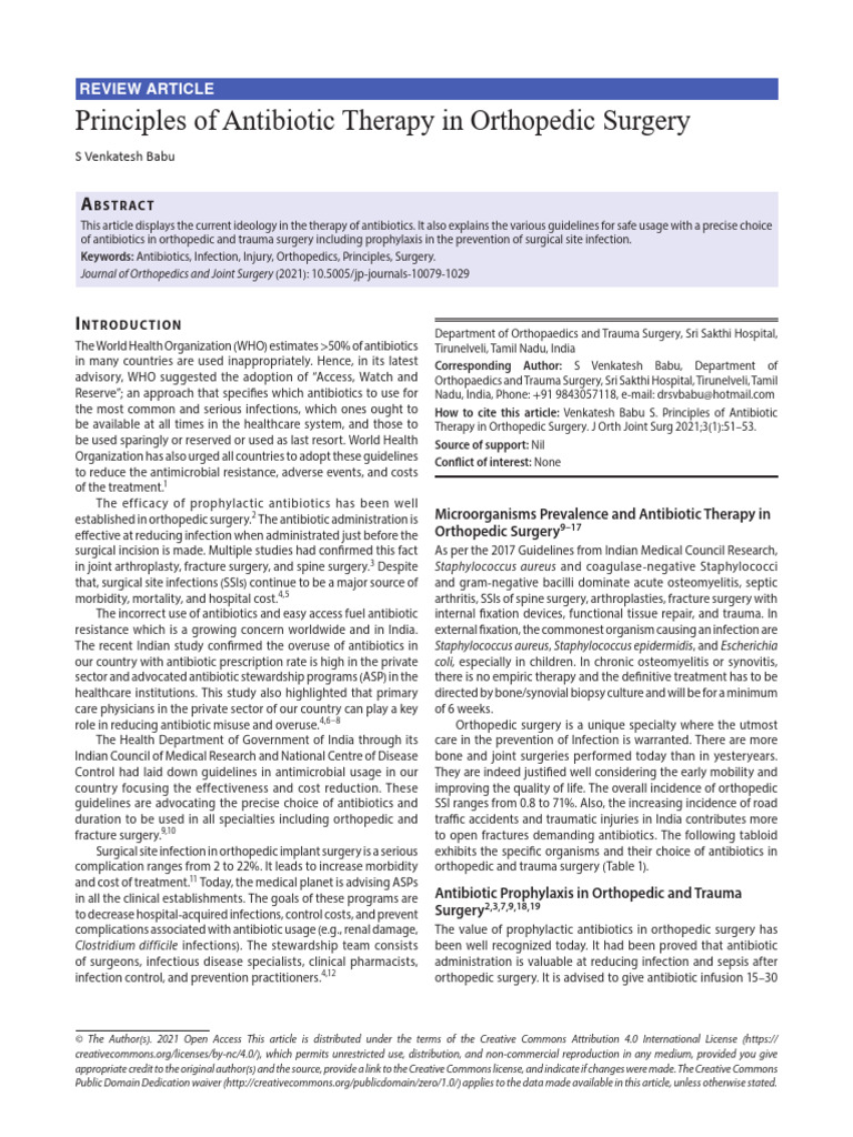 Single Incision For Forearm | PDF | Surgery | Antimicrobial Resistance