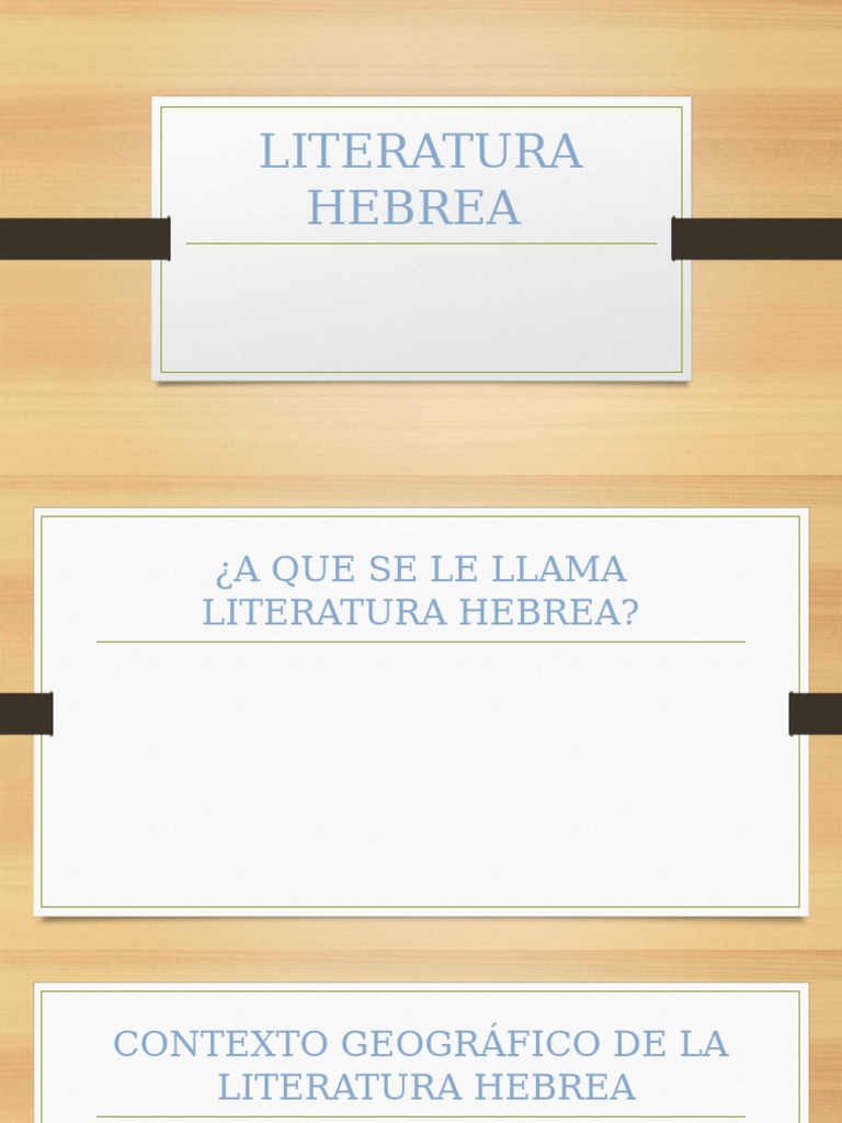 Literatura Hebrea | PDF | Profeta | Poesía