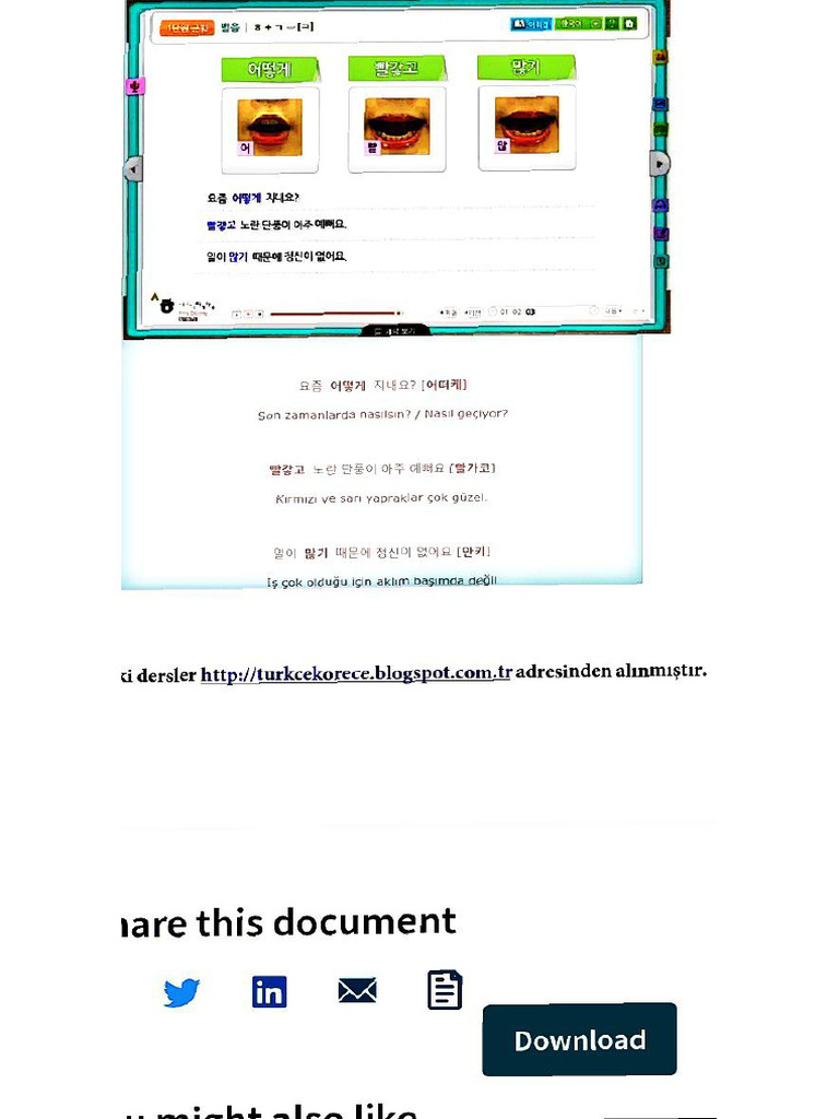 Korece Dil Bilgisi | PDF