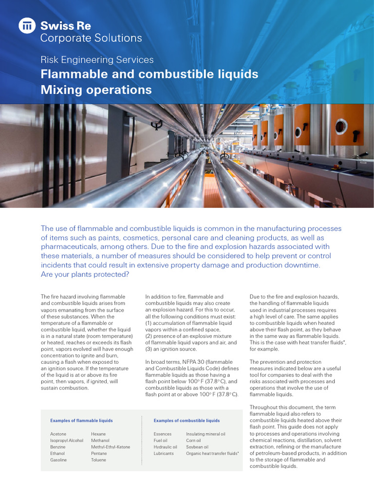 Flammable and Combustible Liquids En | PDF | Fire Sprinkler System