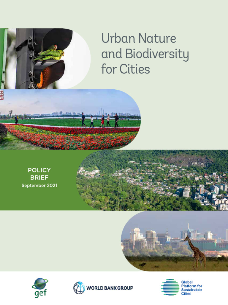 Final Urban Nature and Biodiversity For Cities | PDF | Biodiversity ...