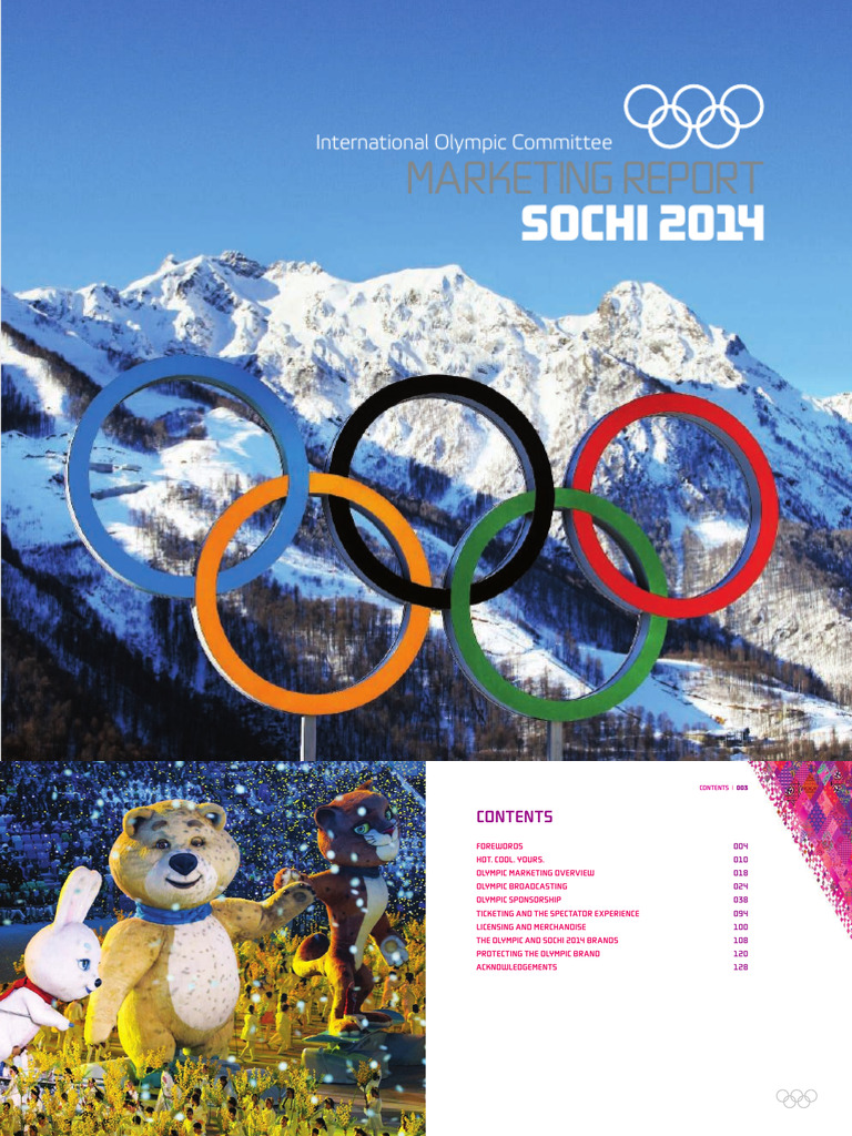 IOC Marketing Report Sochi 2014 | PDF | Olympic Games | Multi Sport Events