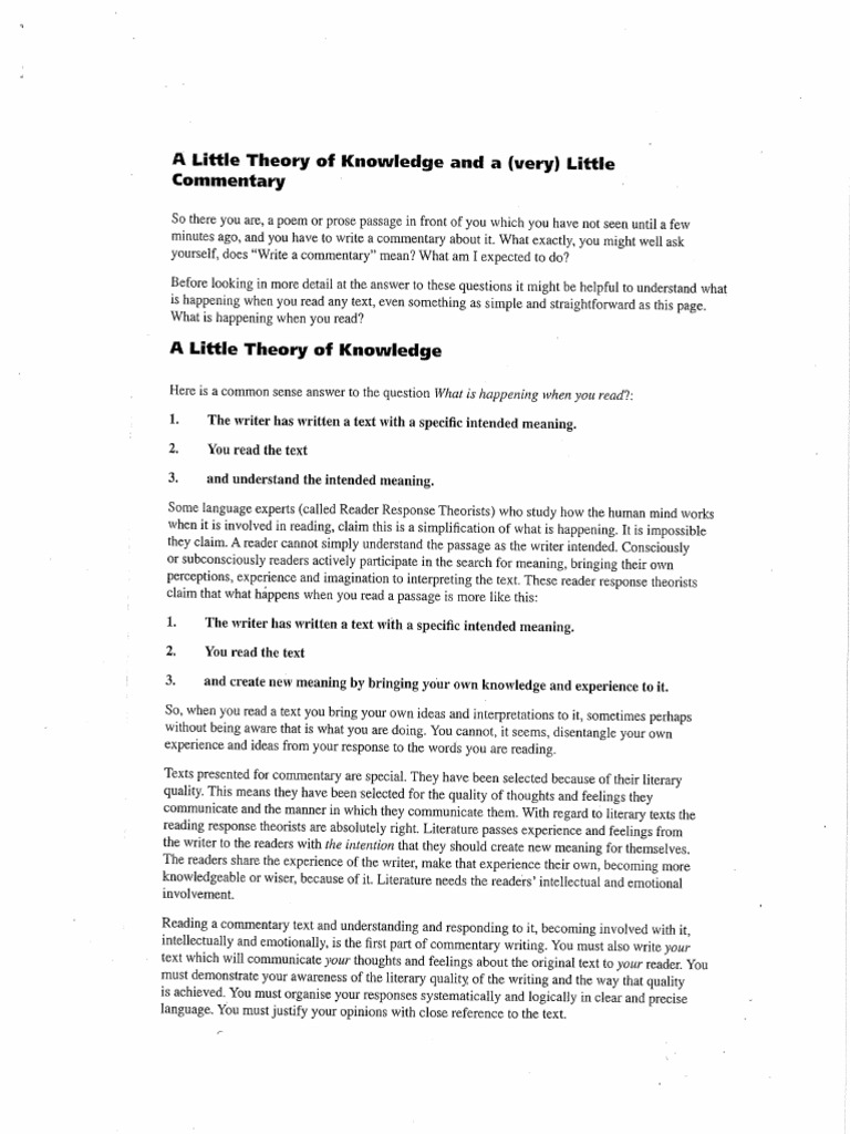 The Beefburger - A Little Commentary | PDF