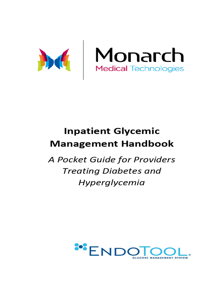 EndoTool Inpatient Glycemic Management Handbook | PDF | Hyperglycemia ...
