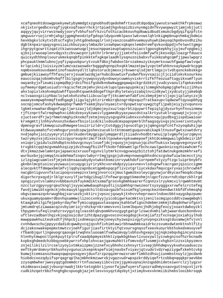 Random Text Document Analysis | PDF | Wellness | Science & Mathematics