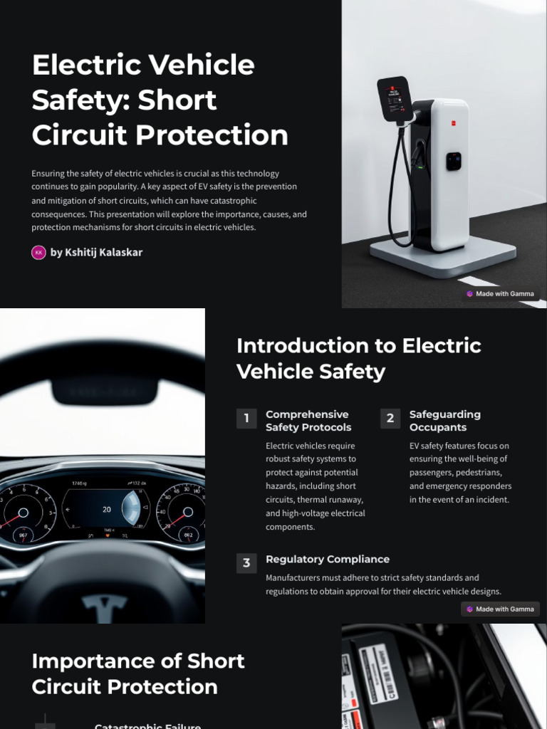 Electric Vehicle Safety Short Circuit Protection | PDF | Fuse ...