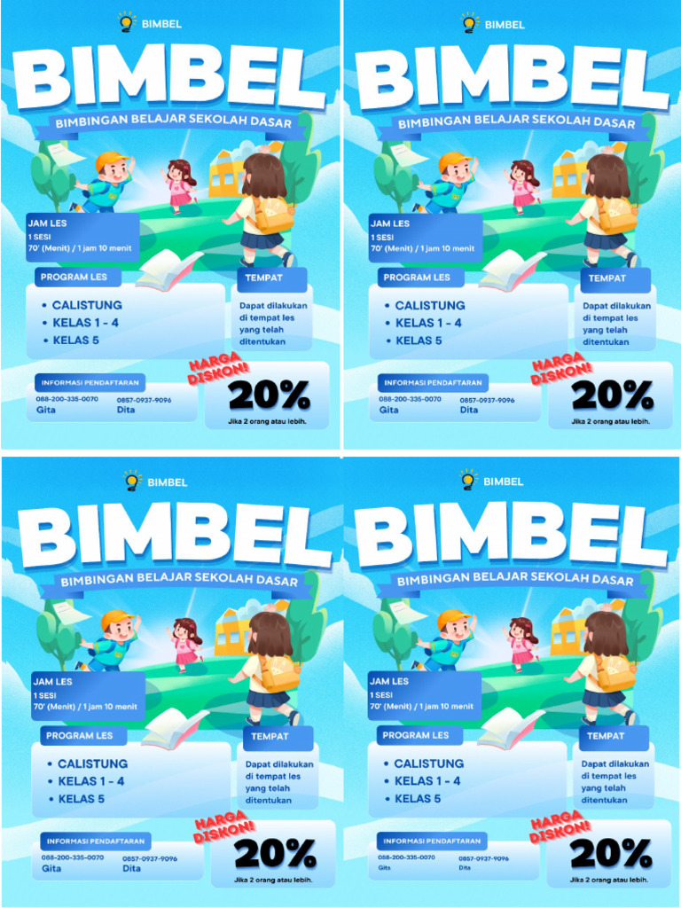 Brosur BIMBEL | PDF