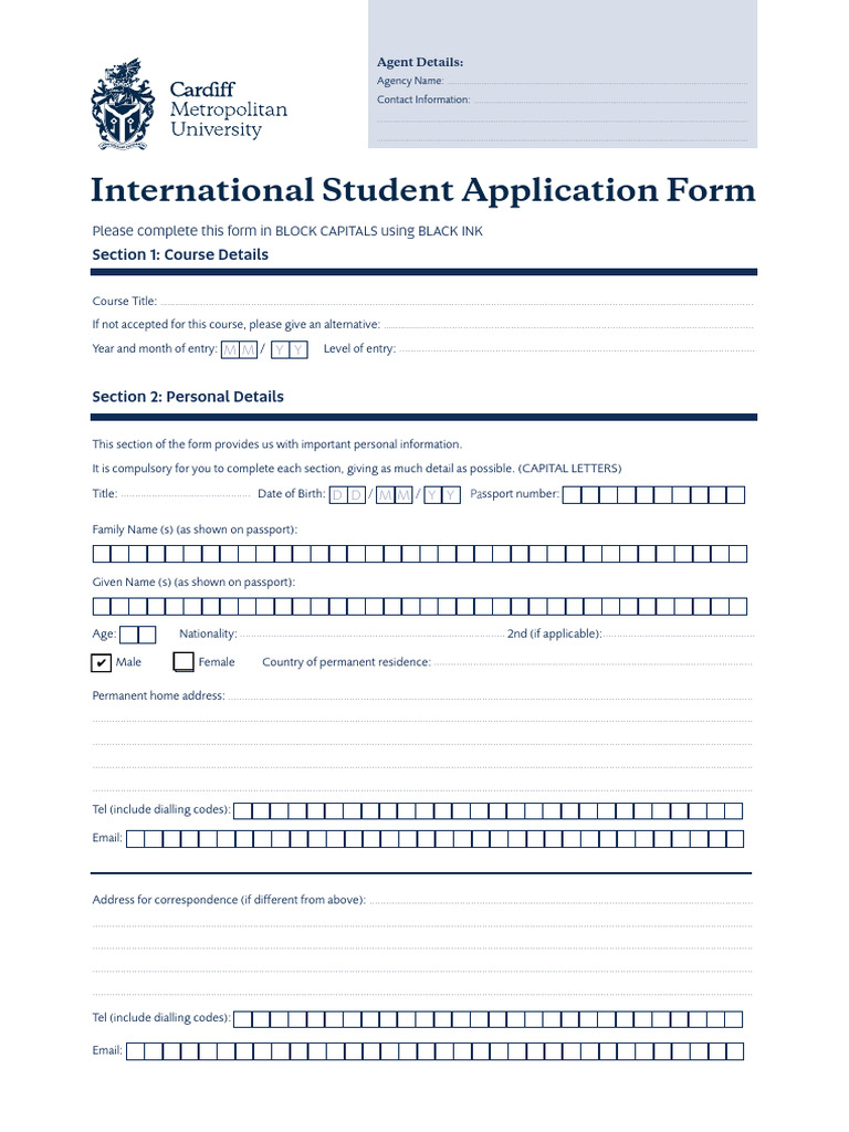 Application form | PDF | Travel Visa | Race And Ethnicity In The United ...