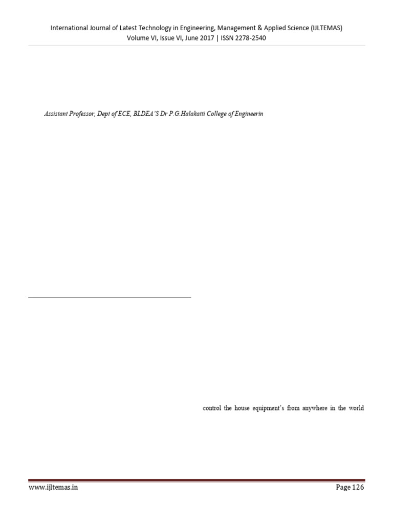 Smart Home IoT System via WiFi | PDF | Internet Of Things | Home Automation