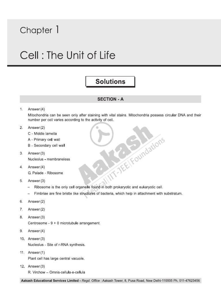 CLS MED 21 22 XIII Bot Package 1 Level 1 Chapter 1 | PDF