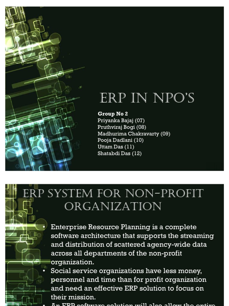 Erp in Ngo | PDF | Enterprise Resource Planning | Business