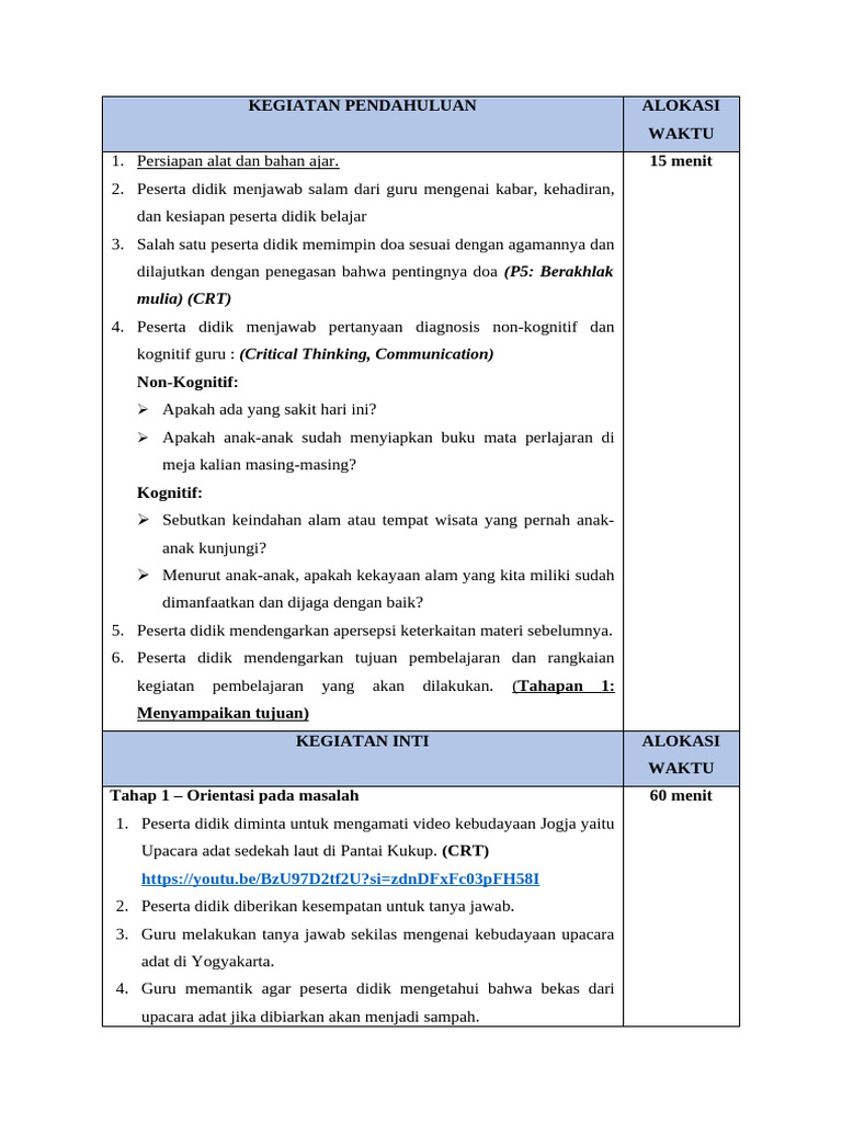 UAS Kegiatan Pemebelajaran PPA | PDF | Ilmu Sosial | Perjalanan