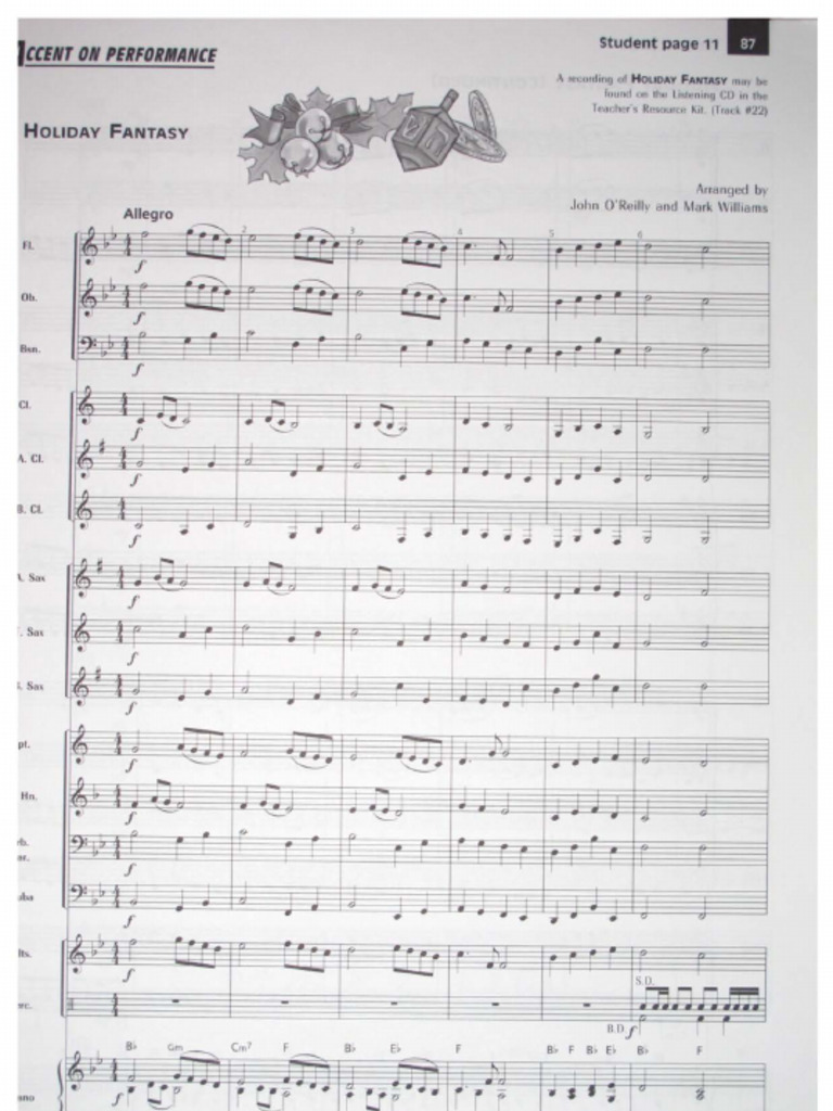 Holiday Fantasy Score | PDF
