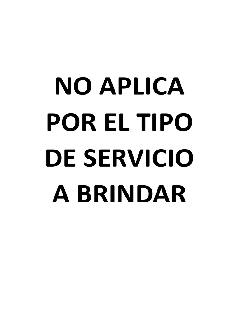 No Aplica | PDF
