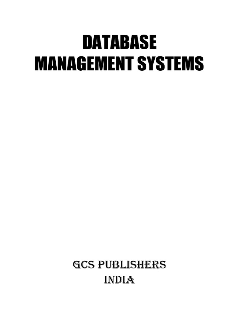 Full Copy Dbms | PDF | Databases | Relational Database Full Copy Dbms | PDF | Databases | Relational Database